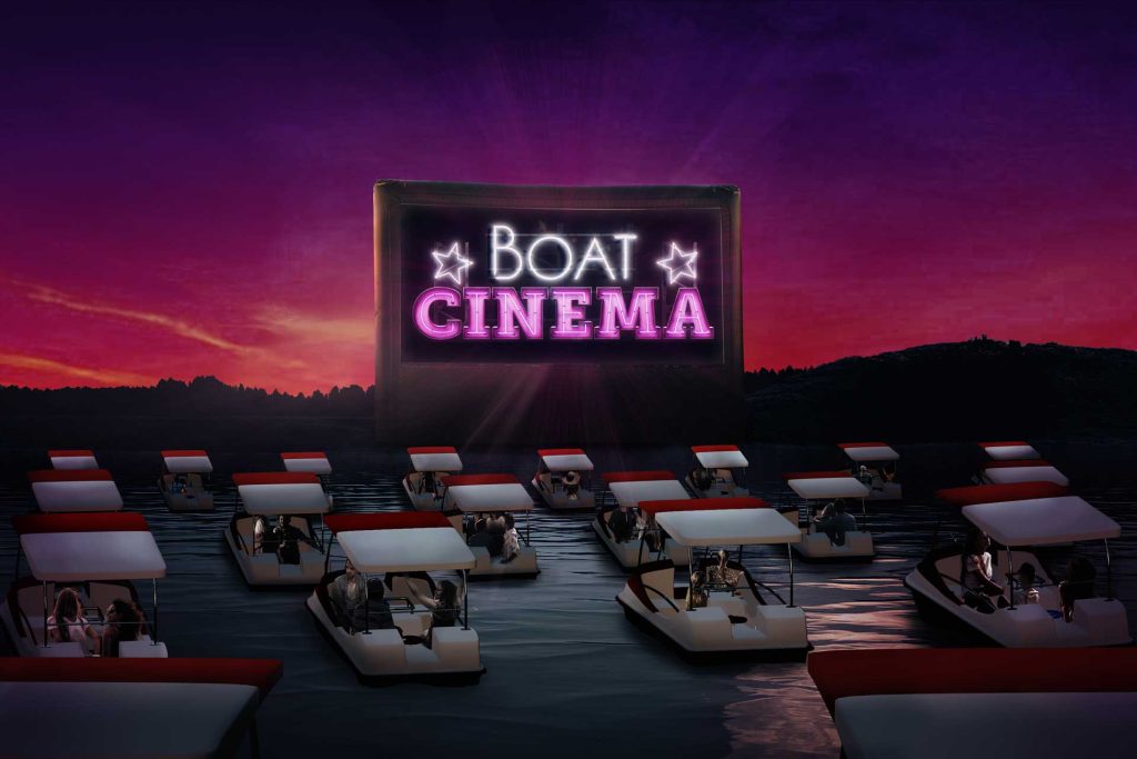 Boat Cinema - LA's first movie experience from your personal mini boat!